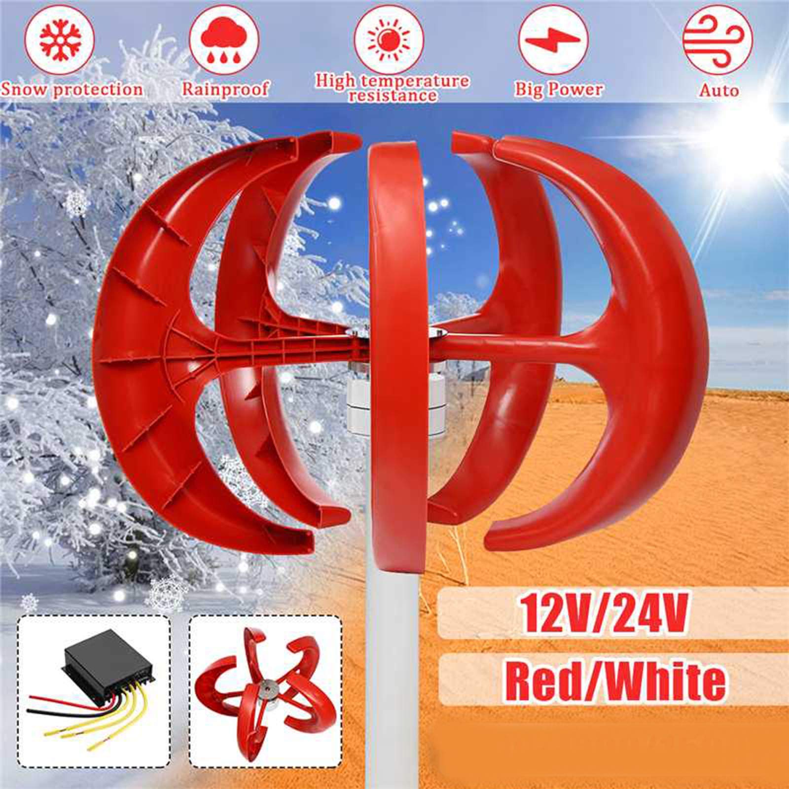 Buy FMONH Vertical Axis Wind Turbines,8000W Generator Kit +Windmill ...