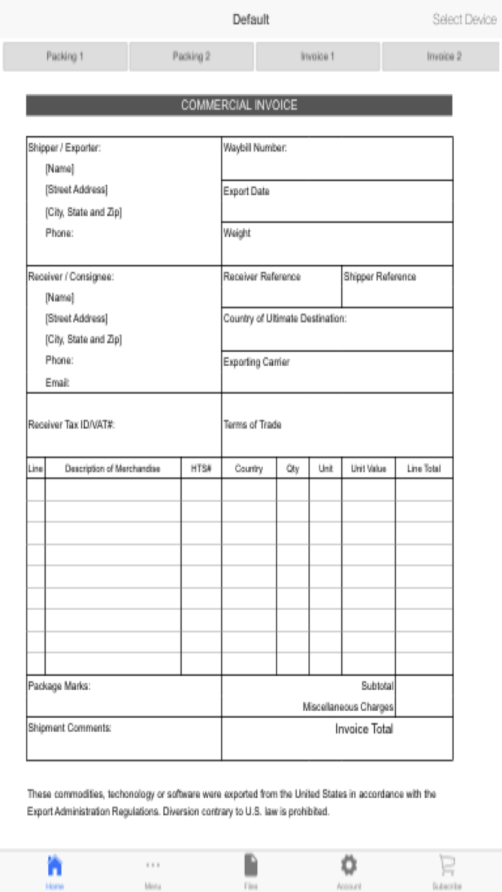 Commercial Invoice Pro - App on Amazon Appstore