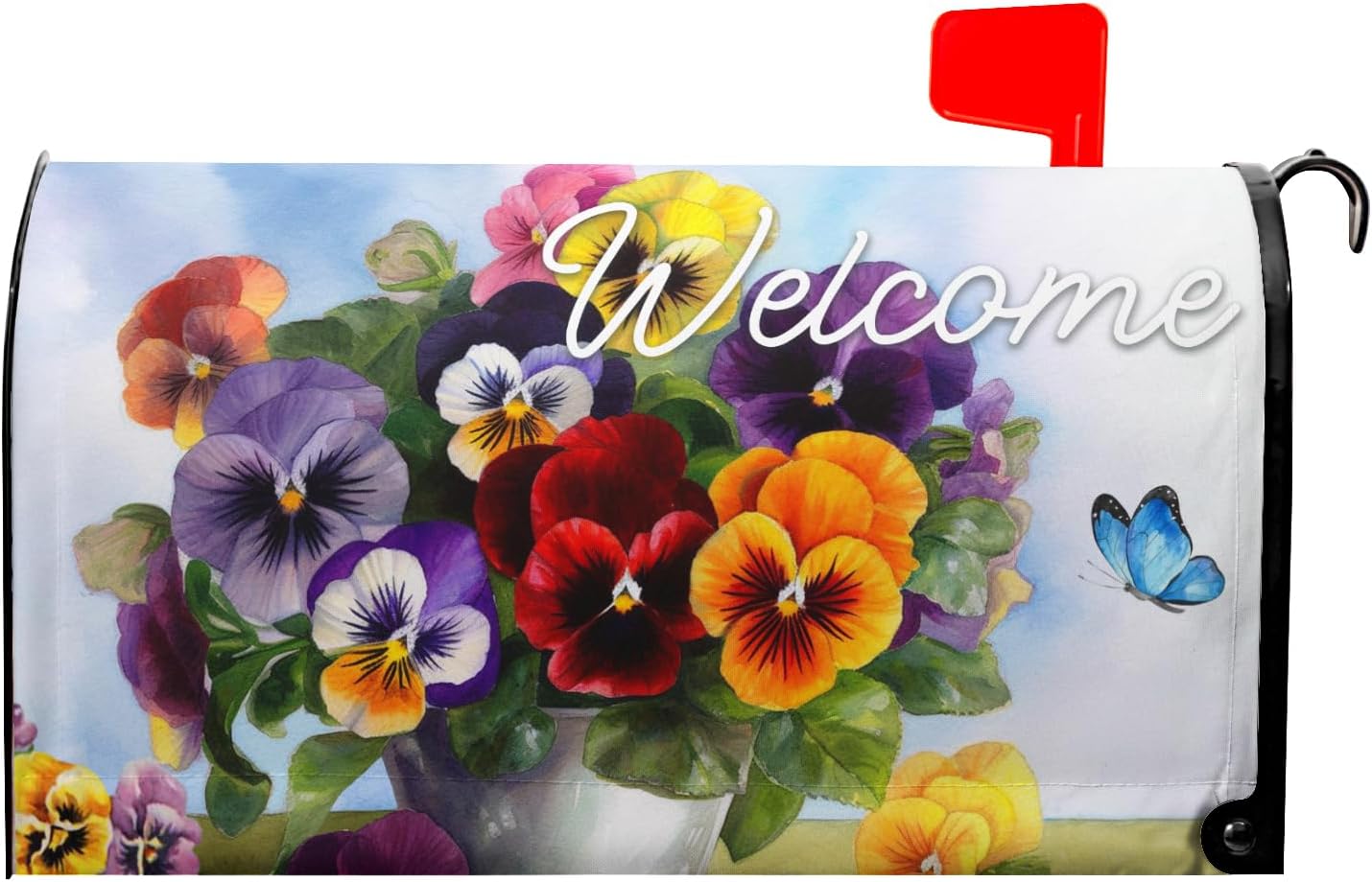 Amazon.com: Granbey Welcome Spring Magnetic Mailbox Cover Standard Size ...