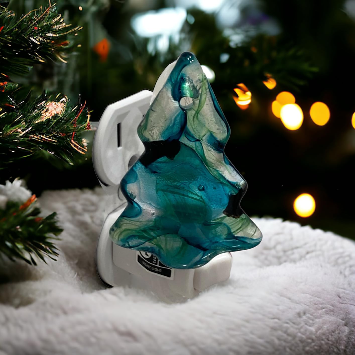 Plug In Night Light Module, White Plastic, Great for Making Your Own ...