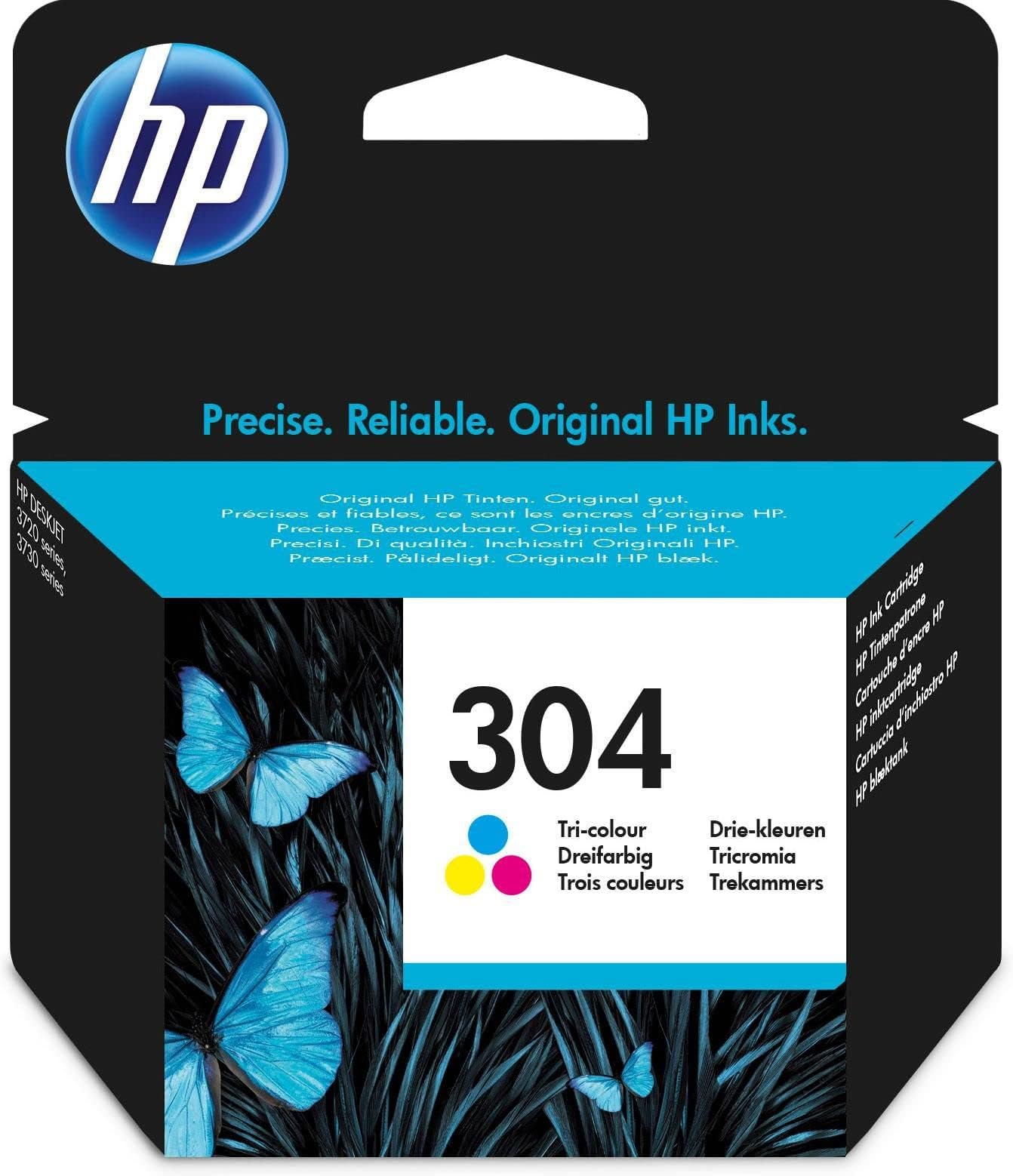 HP 304 Standard Capacity Colour Original Ink Cartridge Page Yield 100 ...