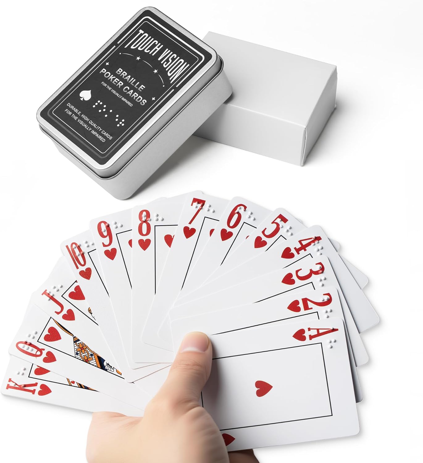 Amazon.com: EliteSign Braille Playing Cards for Visually Impaired ...