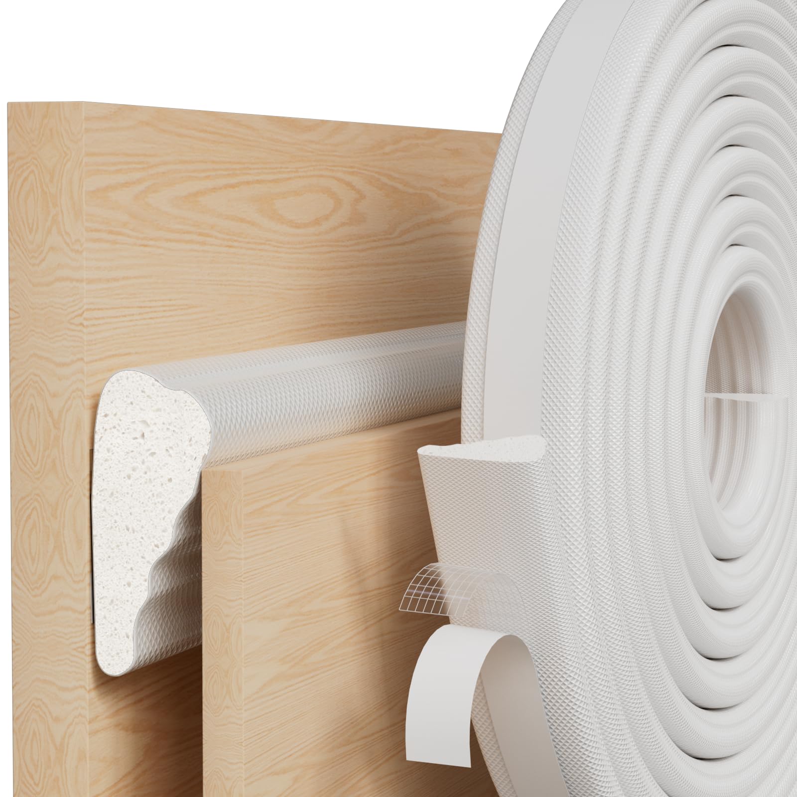 ESUFEIR 118" Wedge Window Weather Stripping,Door/Window Gap Filler for ...