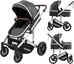 Infant Newborn Baby Bassinet Stroller - 2 in 1 High Landscape ...