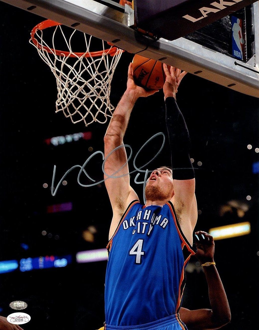 Autographed Nick Collison Photo - 11x14 - JSA Certified - Autographed ...