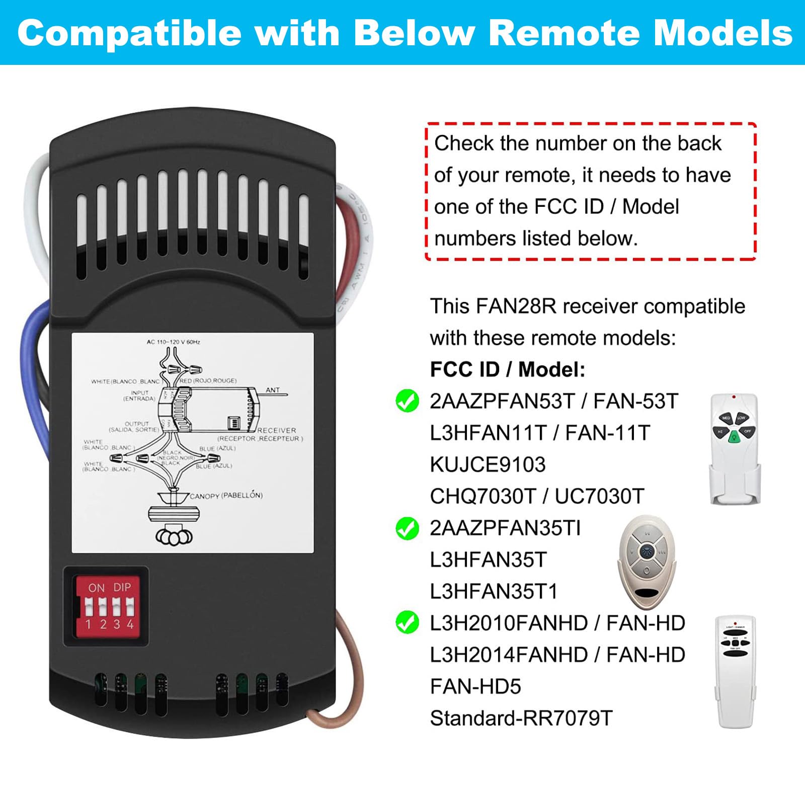 Uc7078t Receiver And Remote Amazon.com: Anderic UC7058RY / 7058YM 01
