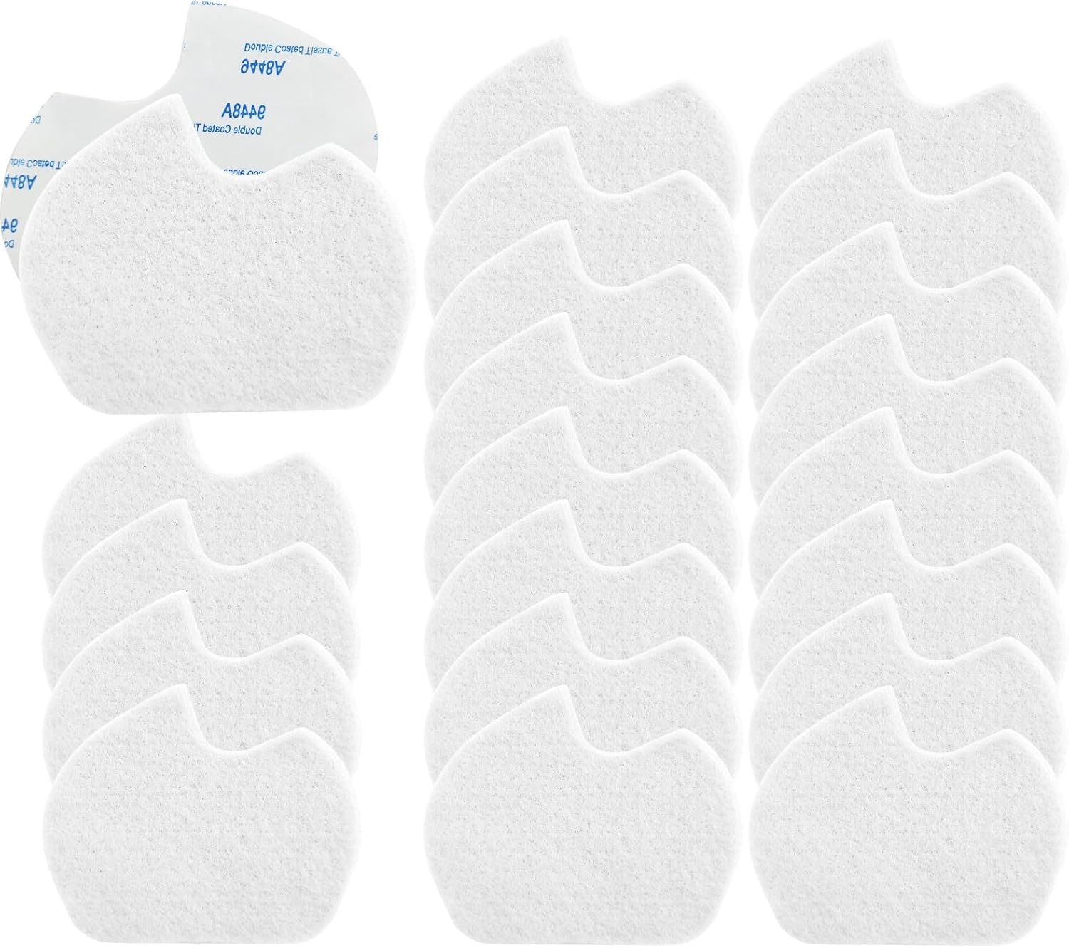 Amazon.com: 20 Pieces Felt Foot Pads for Dancer Callus Sesamoiditis ...