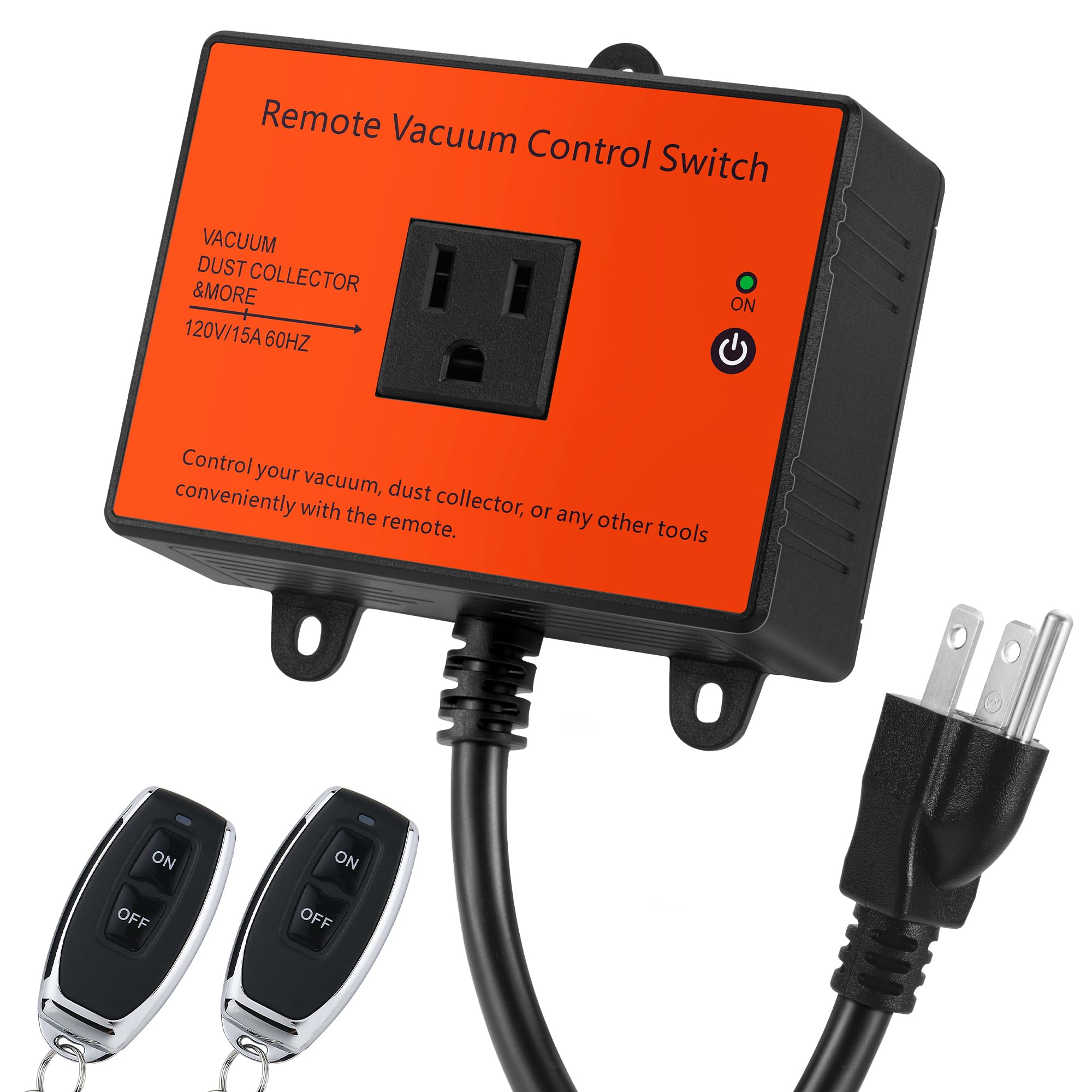 Amazon.com: 120V Automatic Vacuum Switch with Remote, Wireless Remote ...