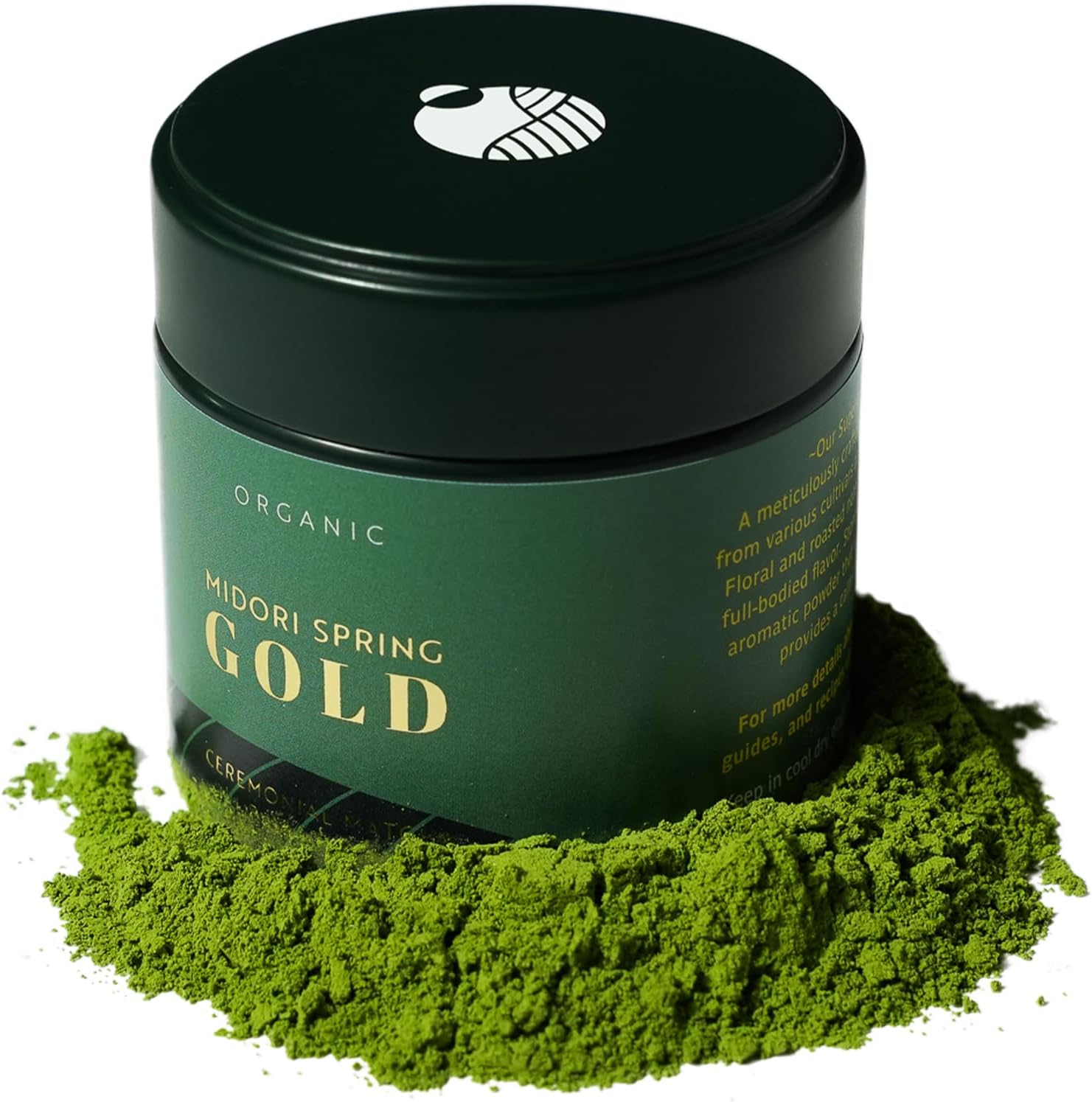 Amazon.com: Midori Spring Organic Ceremonial Grade Matcha - Gold 1st ...