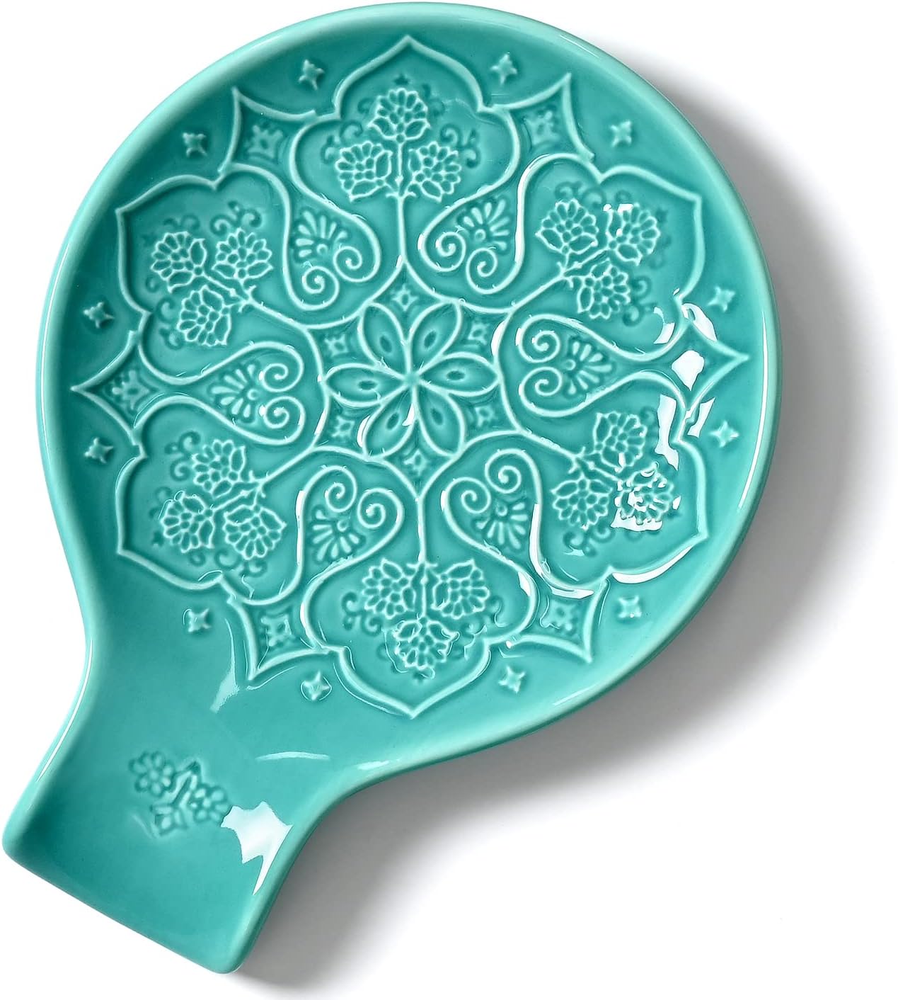 Amazon.com: Ceramic Spoon Rest for Kitchen Counter and Stove Top ...