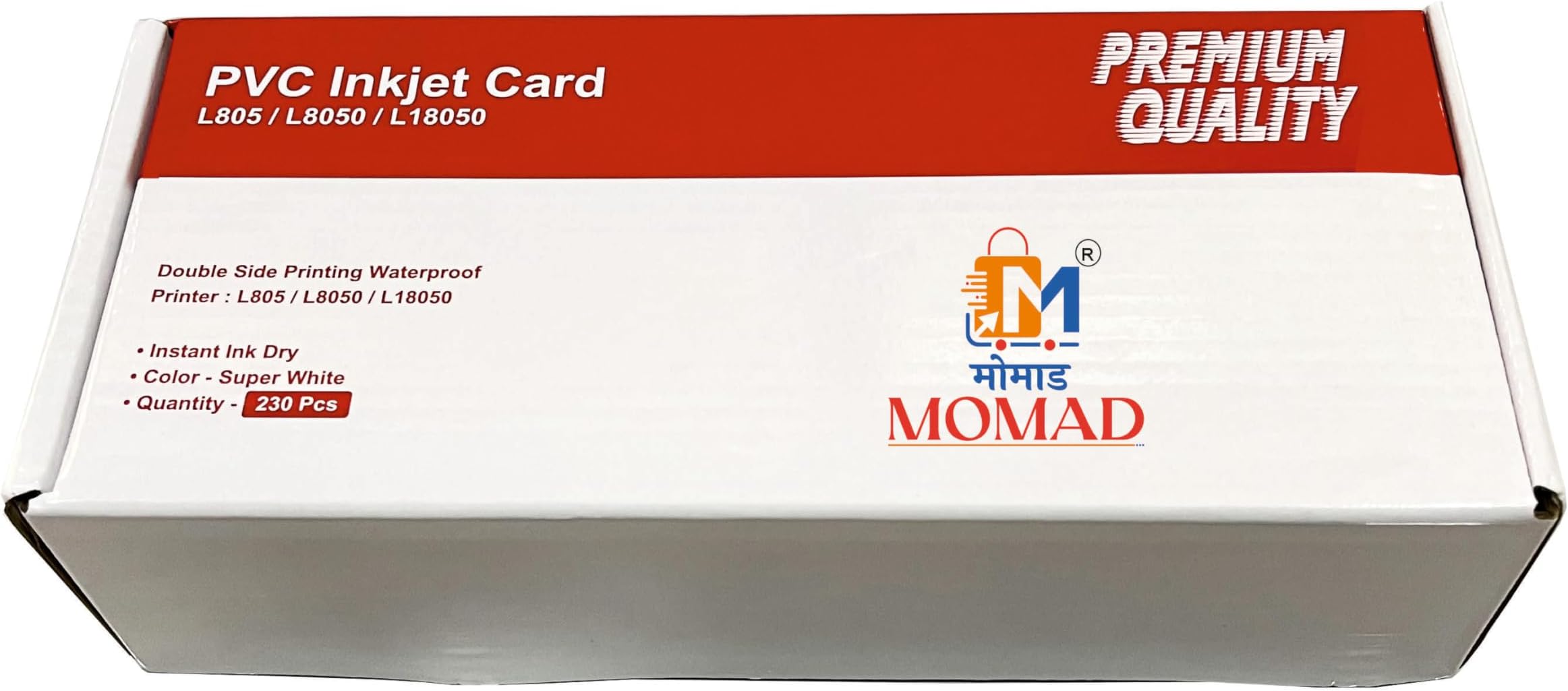 MOMAD Super White PVC ID Cards for Inkjet Printers - Pack of 230 Cards ...