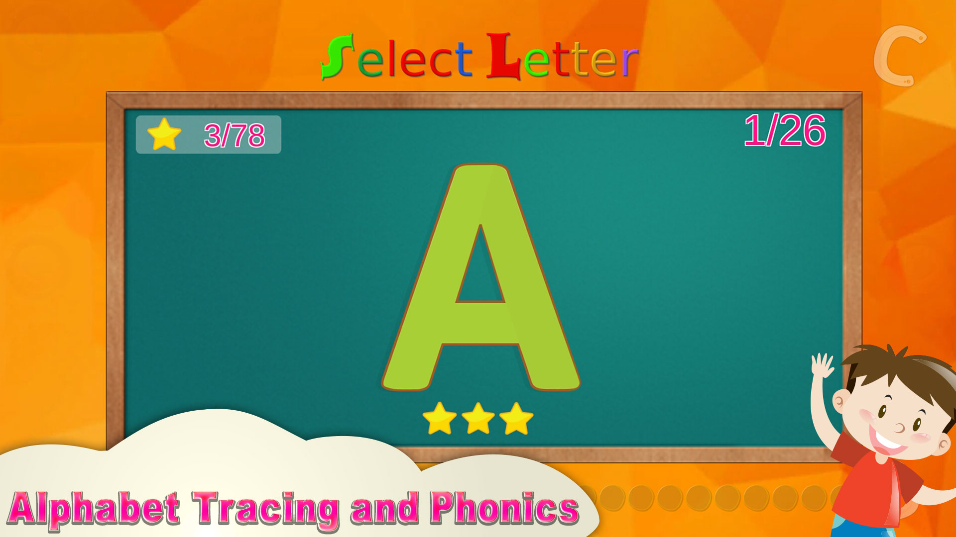 ABC Learning - Alphabet Tracing and Phonics - App on Amazon Appstore
