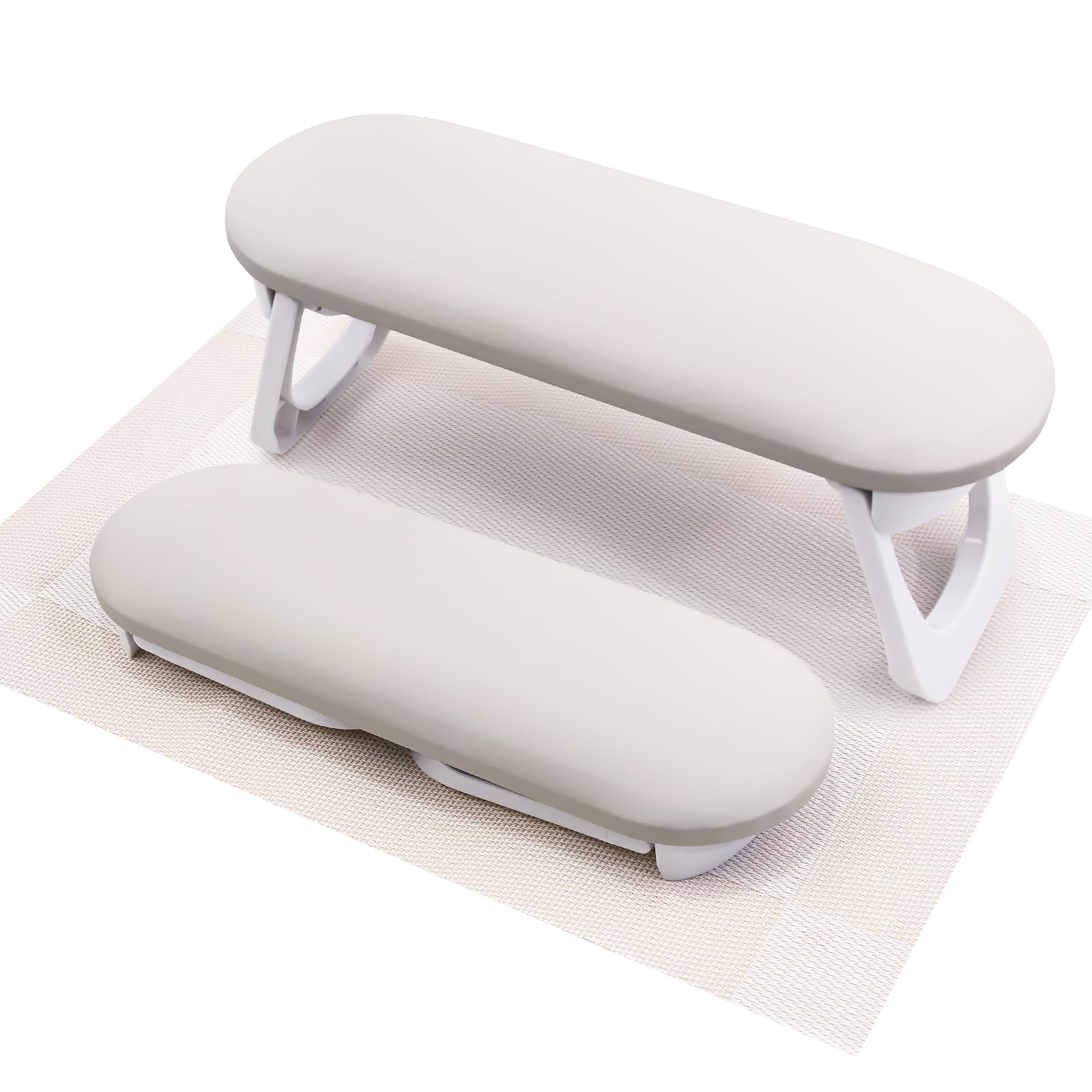 Beloving Arm Rest for Nails Tech, Foldable PU Leather Nail Arm Rest for ...
