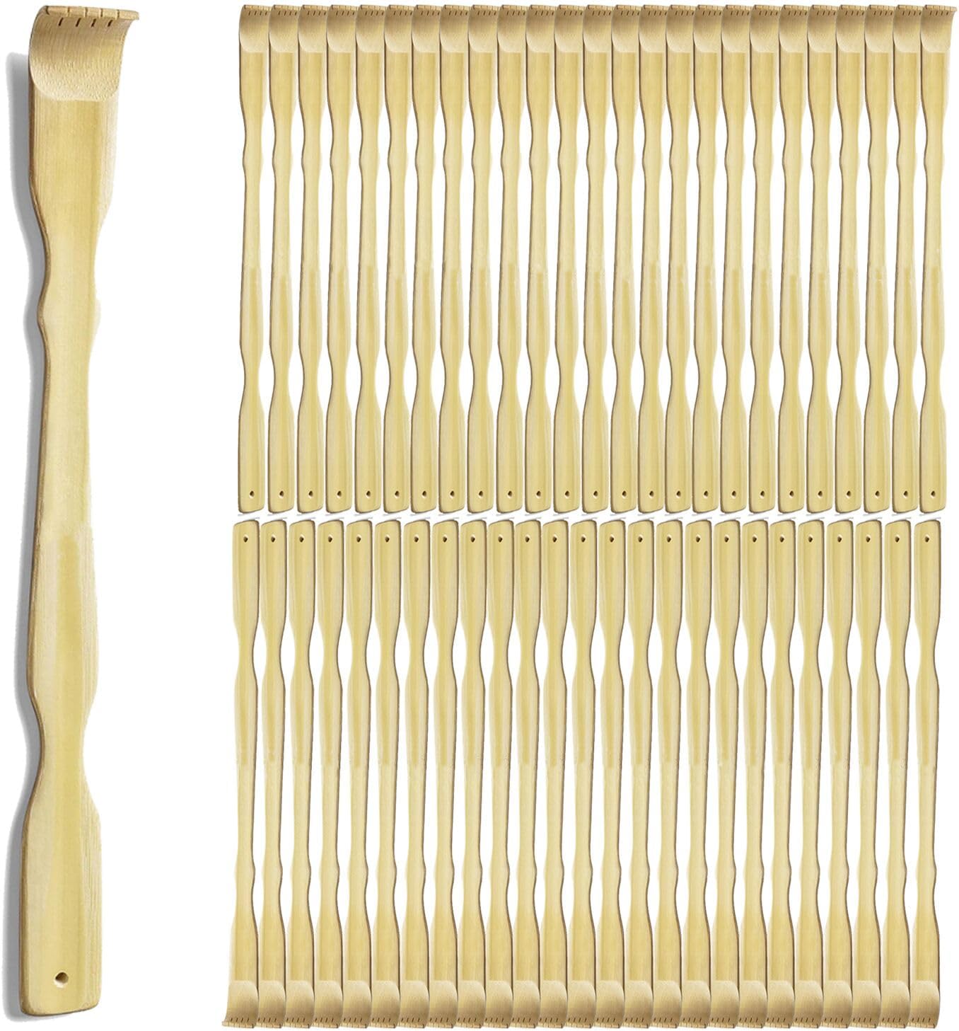 Amazon.com: Klsazoci 50 pcs Back Scratcher for Men and Women - Wooden ...