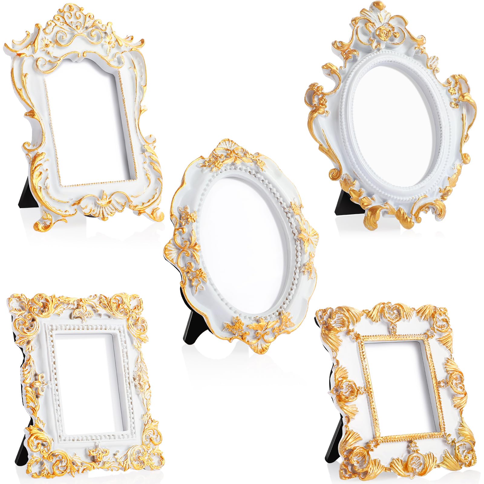 Amazon.com - Maitys 5 Pcs Mini Picture Vintage Frames Tiny Antique ...