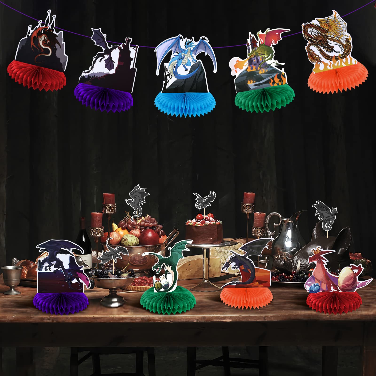 Dragon Inspired Centerpieces