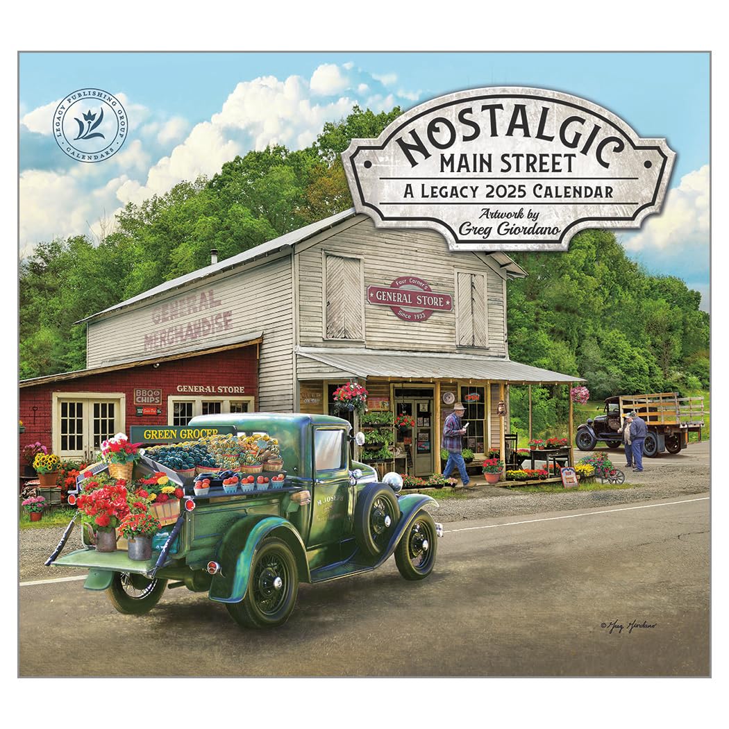 Amazon.com: Legacy Nostalgic Main Street 13 x 12 Paper 2025 Hanging ...