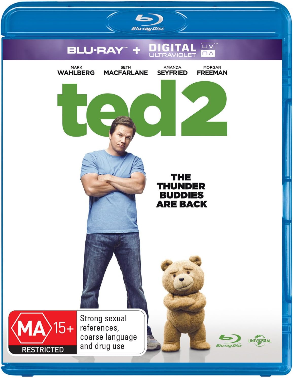 Ted 2 - Extended Edition [Blu-ray]: Amazon.co.uk: Mark Wahlberg, Amanda ...