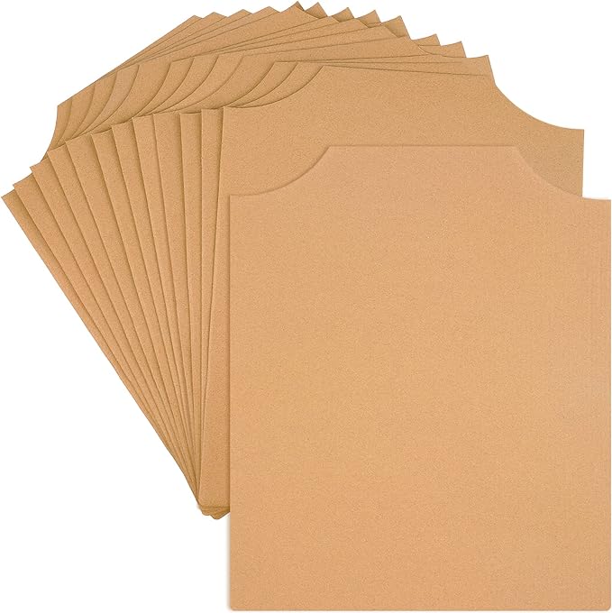 Amazon.com: Outus Shirt Cardboard 16 x 13in Shirt Form Cardboard Brown ...