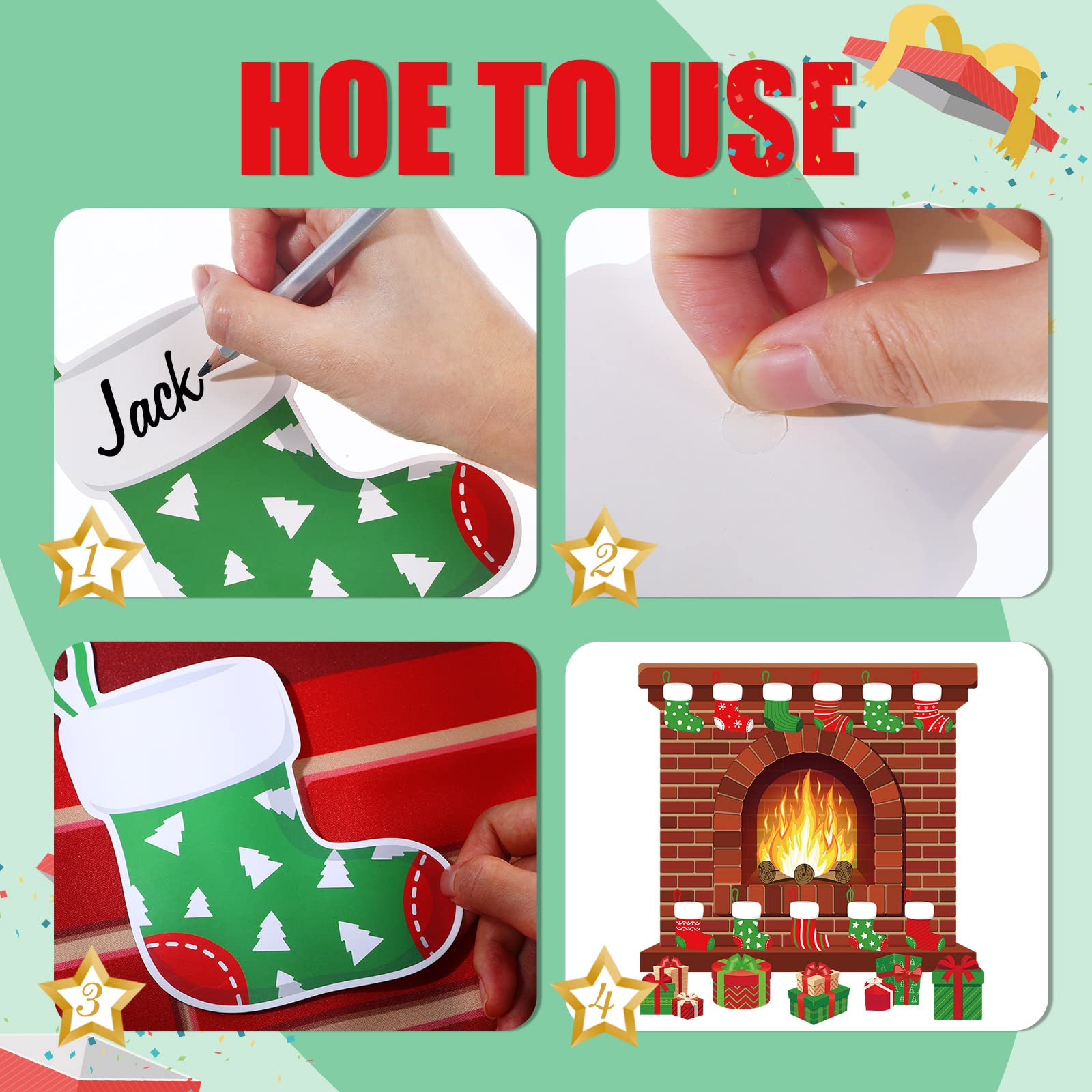Christmas Fireplace Bulletin Board Amazon.com: Christmas Bulletin