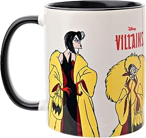 Widdop and Co. - Disney Cruella Mug - Black/White Tea & Coffee Glazed ...