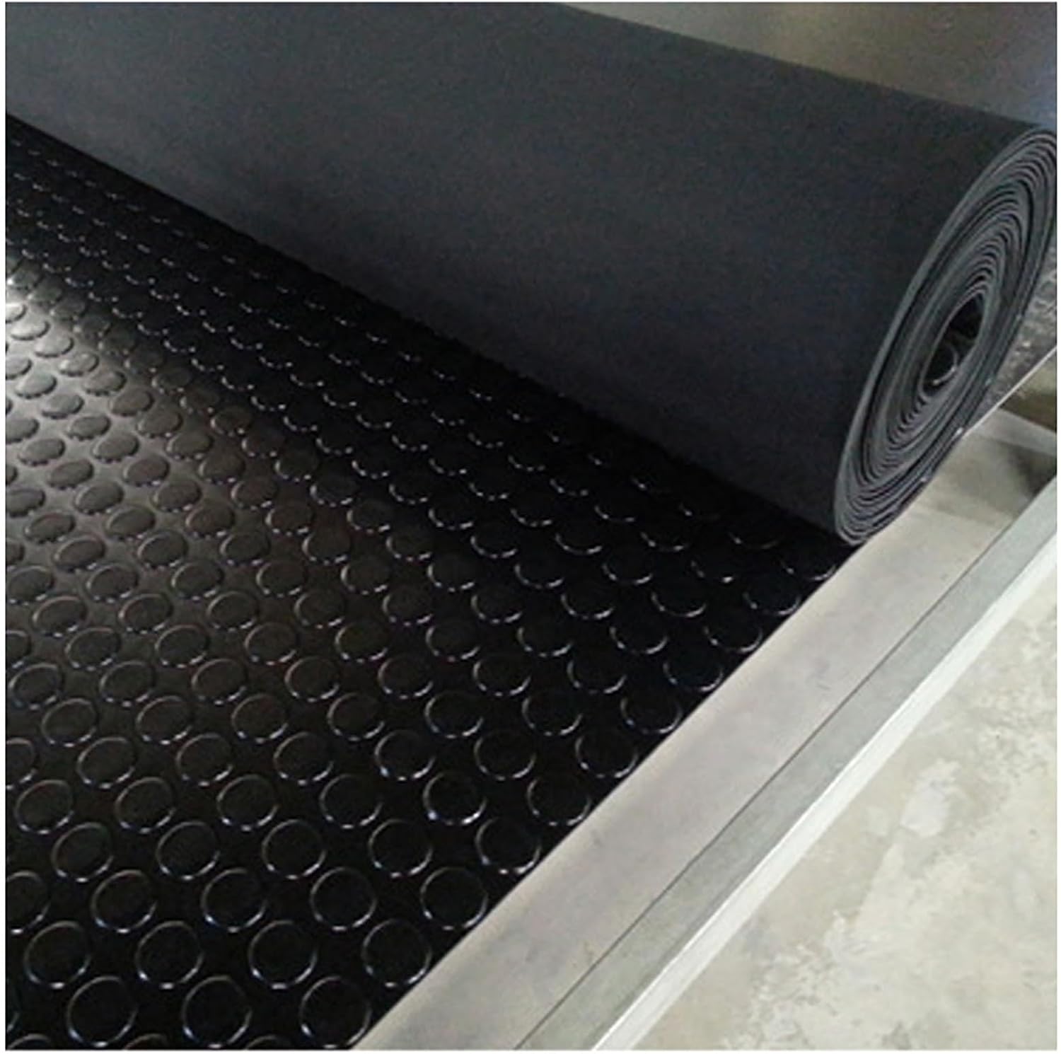 Amazon.com: 3mm Thickness Black Commercial-Grade Heavy Duty Parking ...