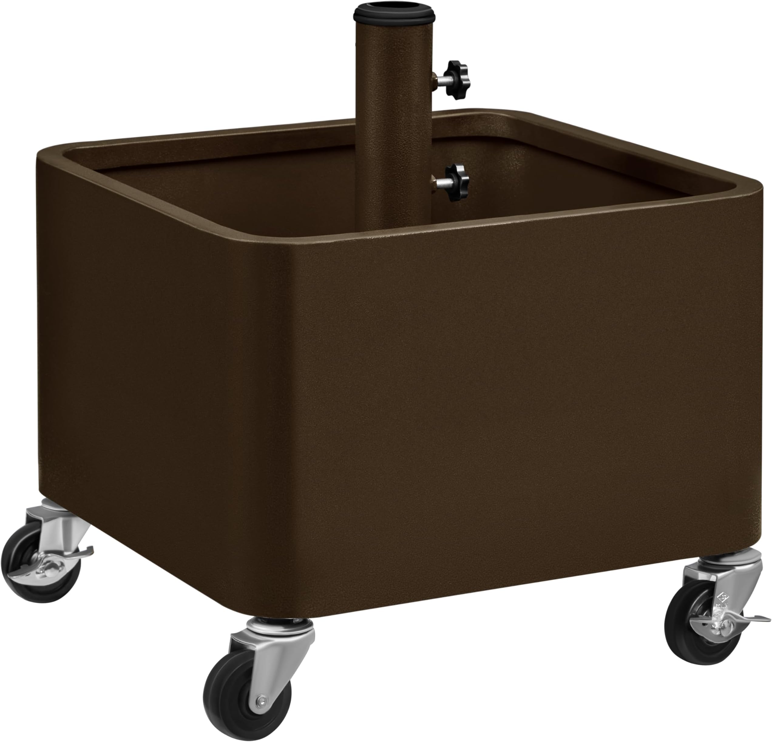 Yaheetech Pied de Parasol Carré avec Pot de Fleur 2 en 1, Charge Max ...