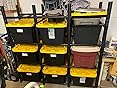 Amazon.com: Bin Warehouse DFAE2MBW0431-HD Heavy Duty 12 Tote Rack ...