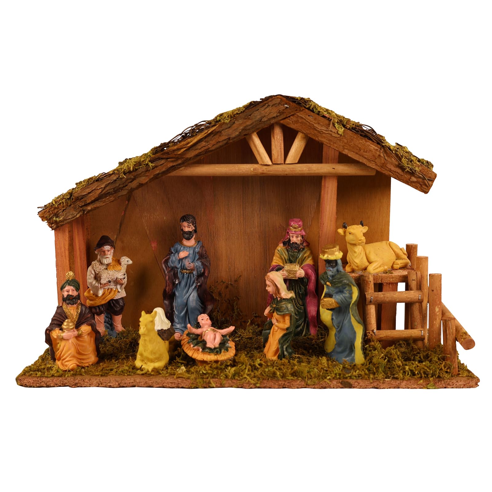 Amazon.com: OFDMNY Christmas Nativity Set, 11 PCS Nativity Sets ...