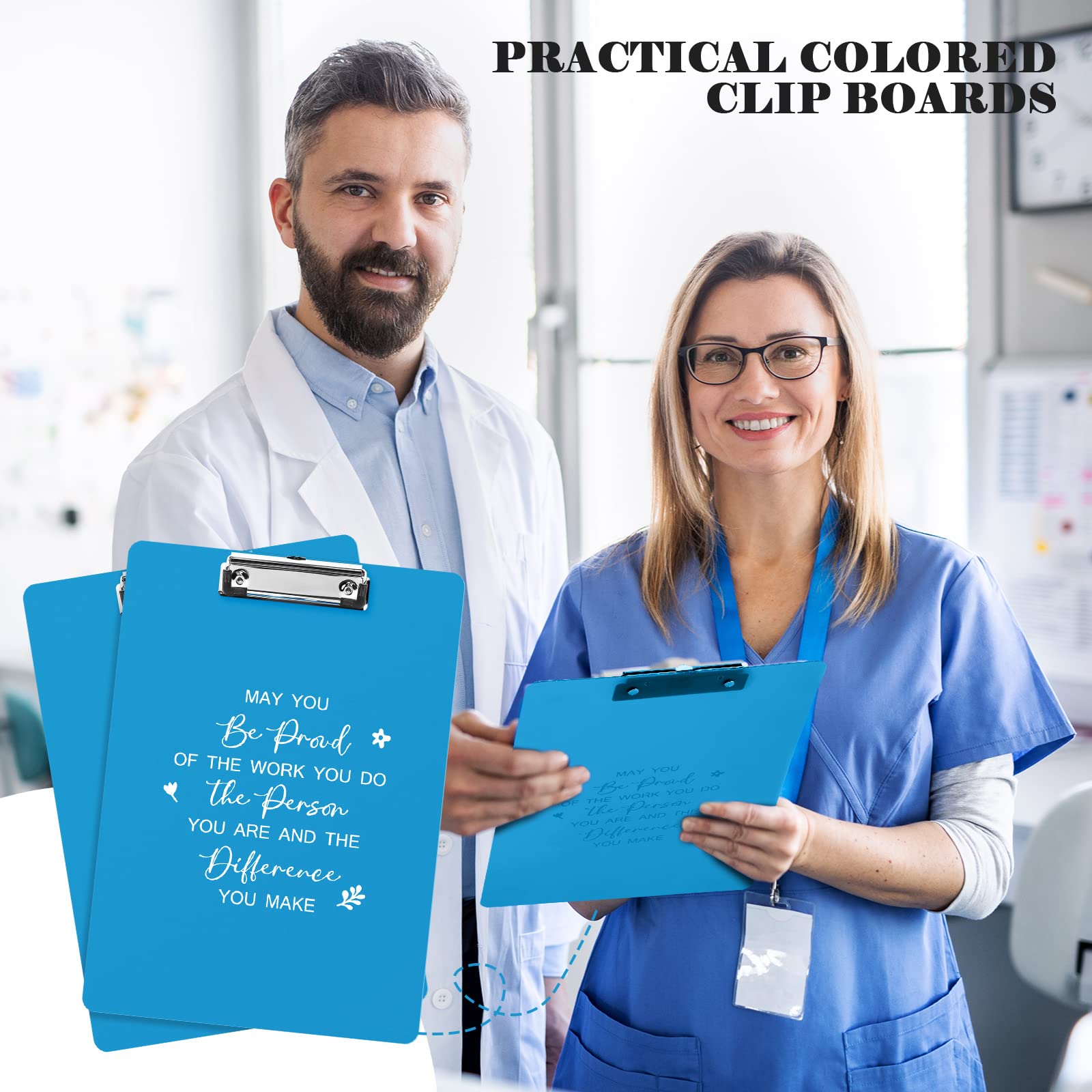 Snapklik.com : Employee Appreciation Gift Plastic Clip Boards Colored ...