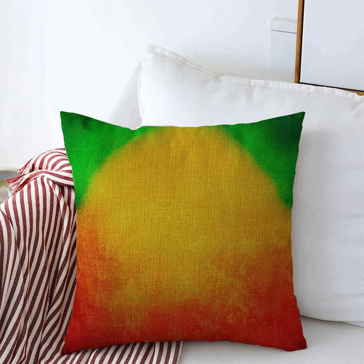 Amazon.com: Staromar Throw Pillows Cover 16 x 16 Inches Retro Colorful ...