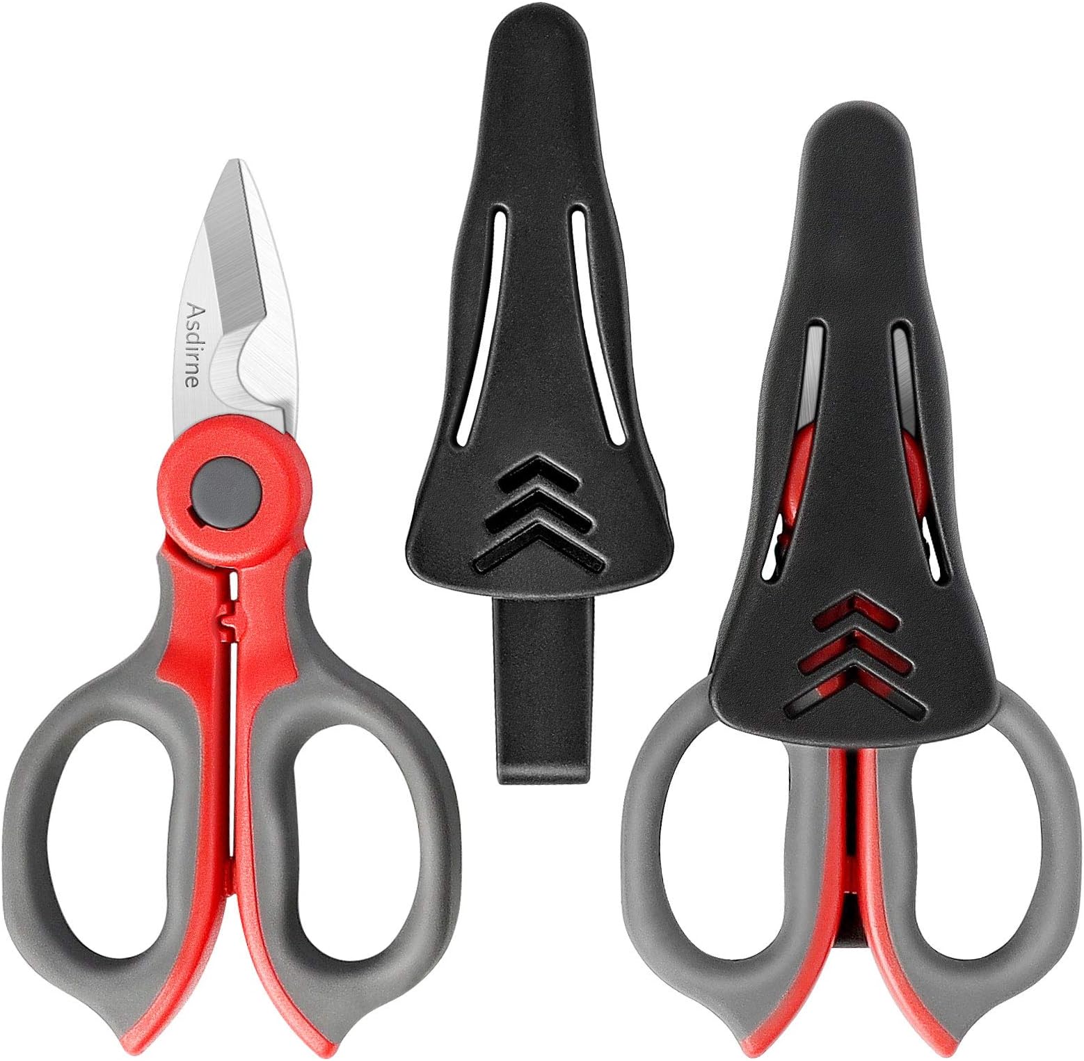 Amazon.com: ENGINEER PH-55 Compact Electrician Scissors with 4-in-1 ...