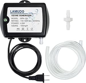 Amazon.com: Lamudo Ozone Generator for Hot Tubs and Cold Plunge, 100 mg/h, Upgraded SPA-124 Spa ...