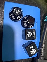 Amazon.com: Citadel Black Character Randomizer Dice Set - Randomize Class, Race, & Alignment for ...
