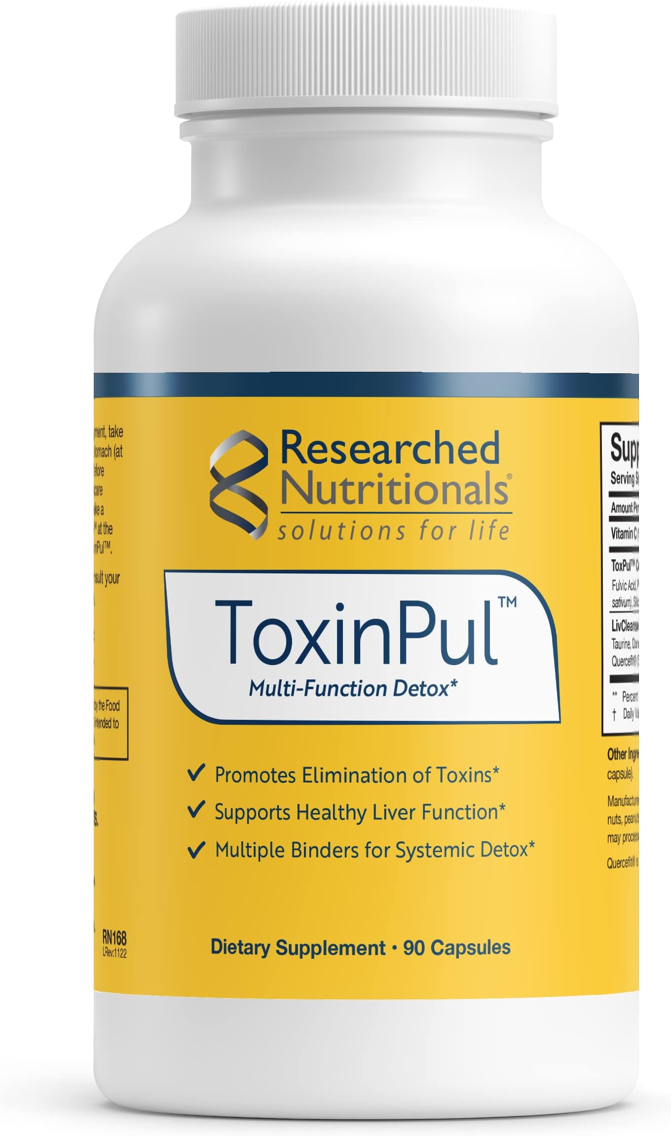 Amazon.com: Researched Nutritionals ToxinPul Binder & Detox Cleanse ...