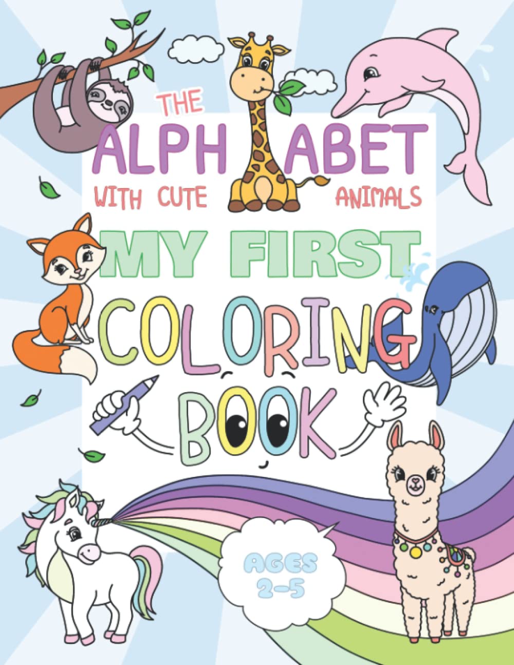My First Big Coloring Book with the Alphabet and Cute Animals for ...