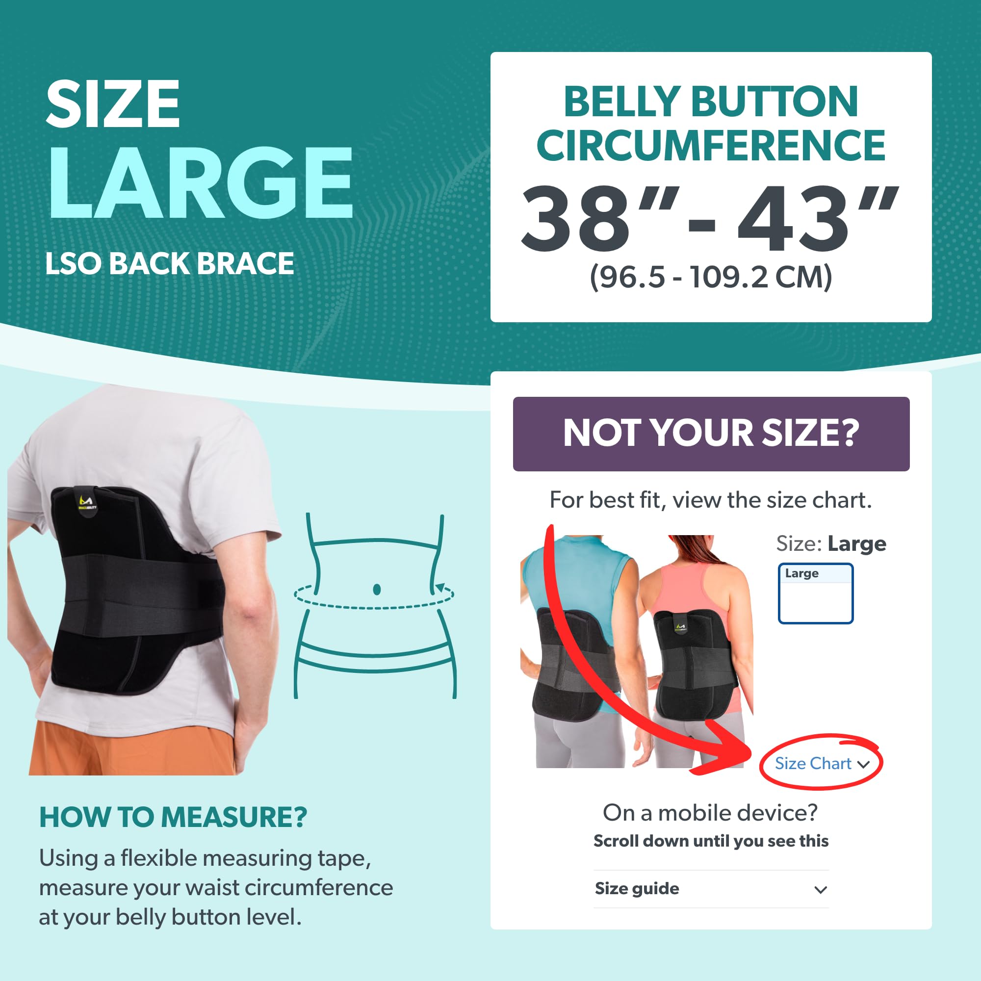 Snapklik.com : BraceAbility LSO Back Brace For Herniated, Degenerative ...