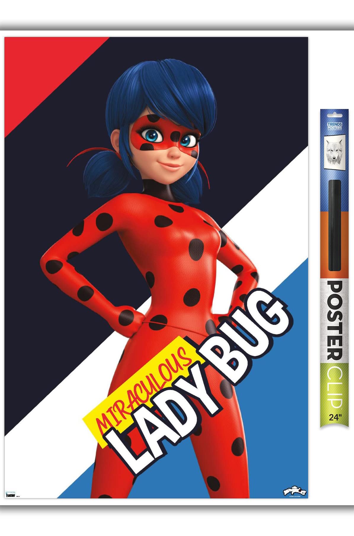 Amazon.com: Trends International Miraculous-Ladybug Wall, 22.375 in x ...