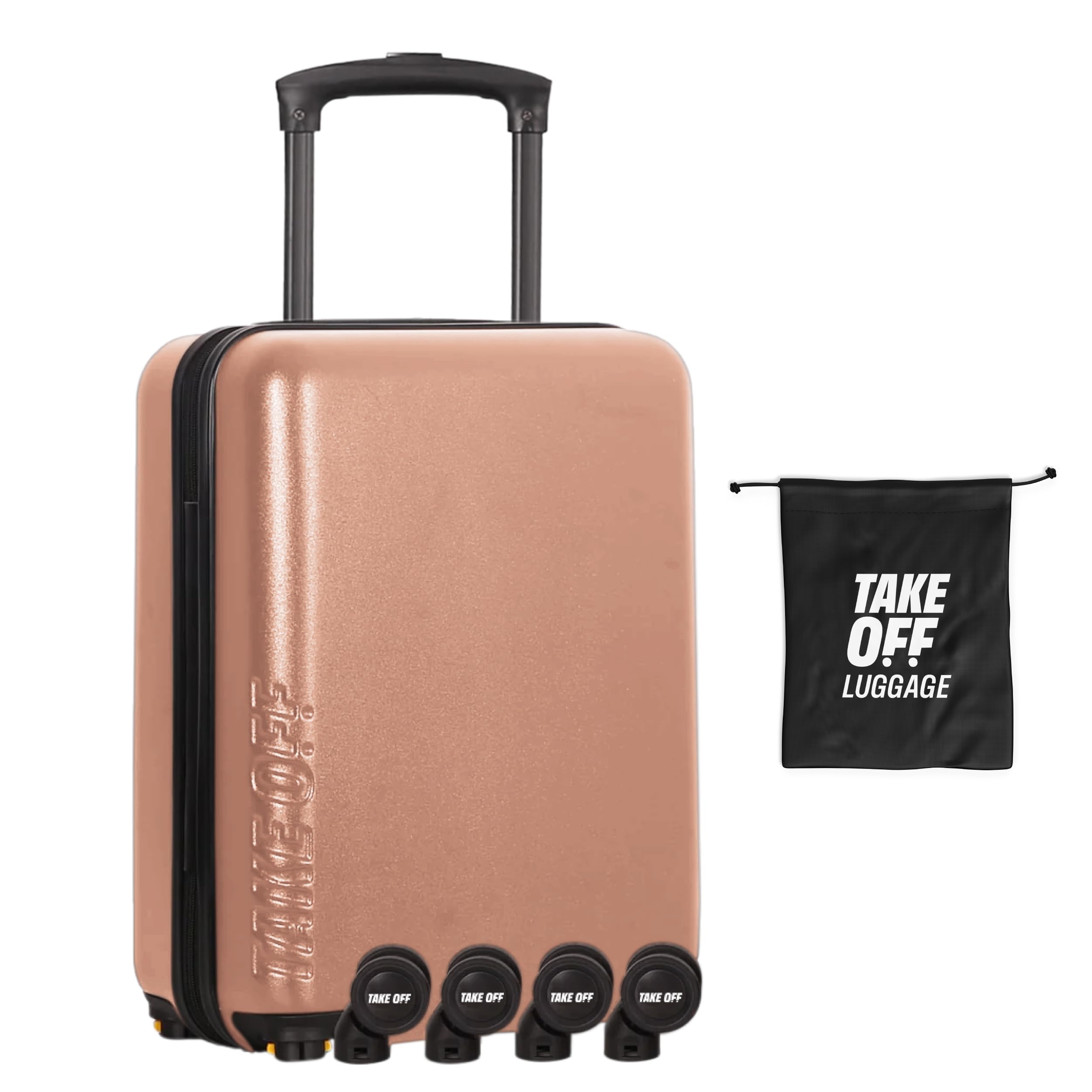 Amazon.com | Take OFF Luggage - Personal Item Rolling Suitcase 3.0, TSA ...
