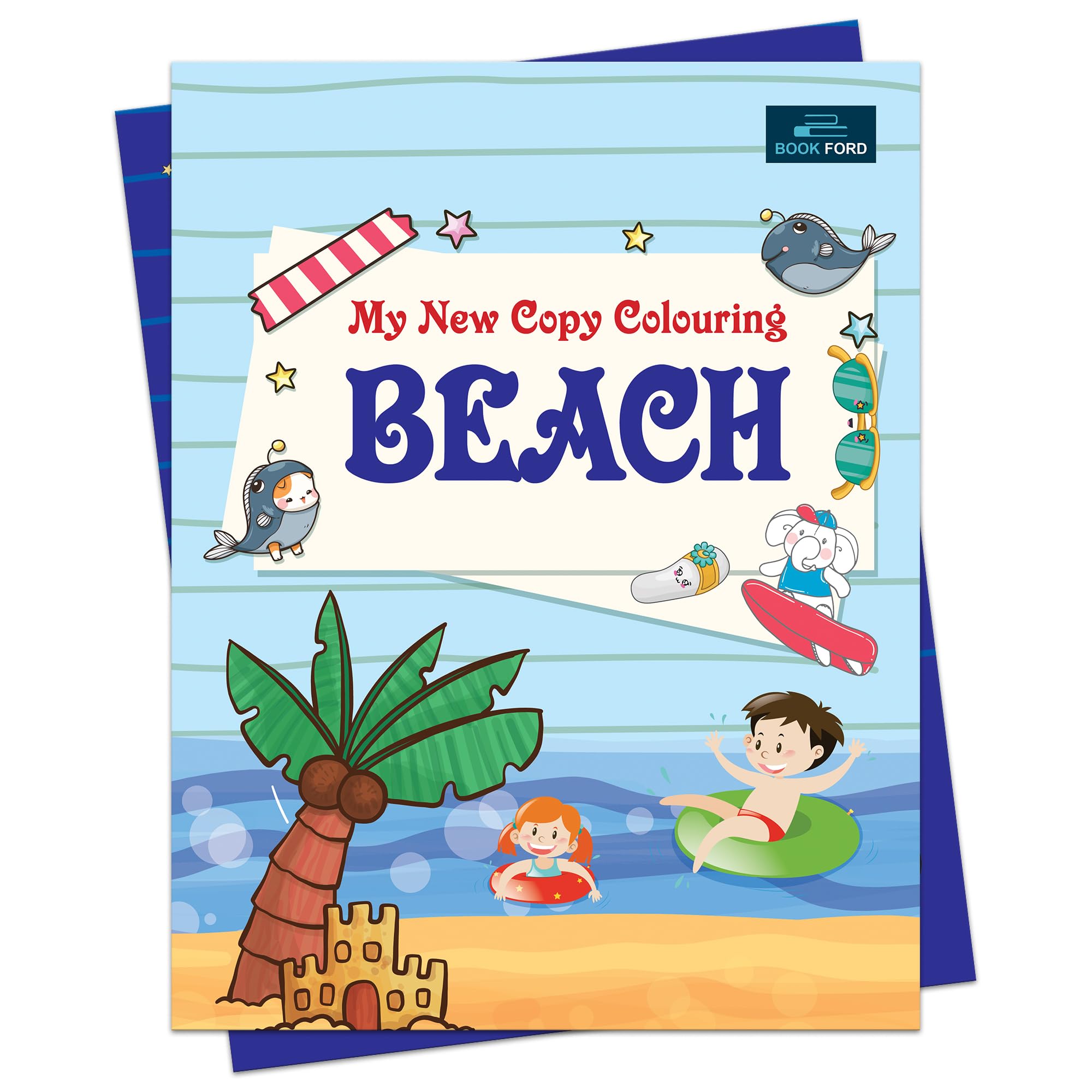 My New Copy Coloring Book of Beach Coloring Books For Kids | colouring ...