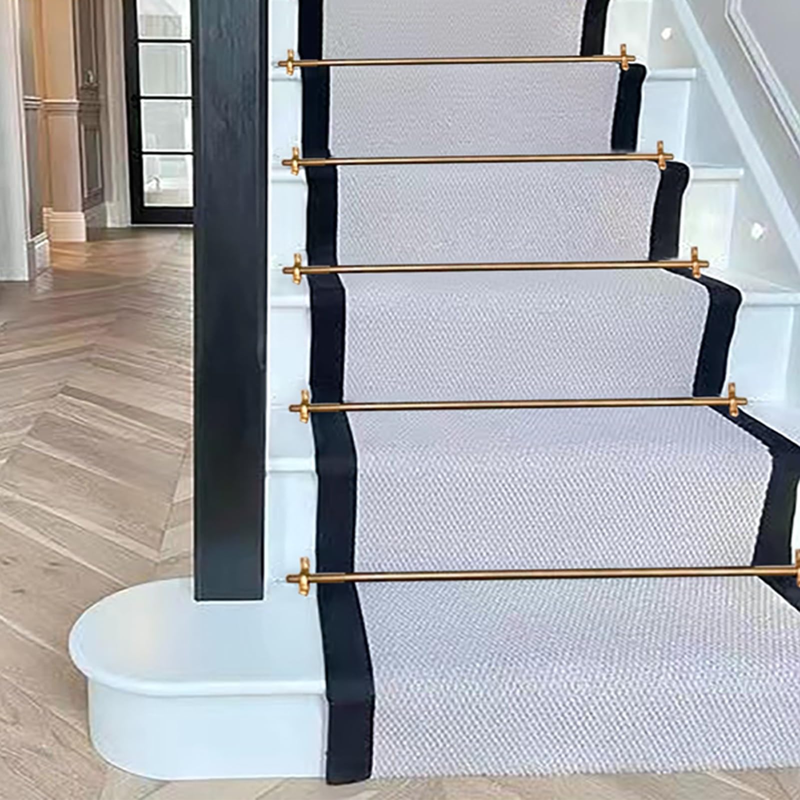 Amazon.com: Brass Stair Rods for Carpet Runners Set of 1-13, Stair ...