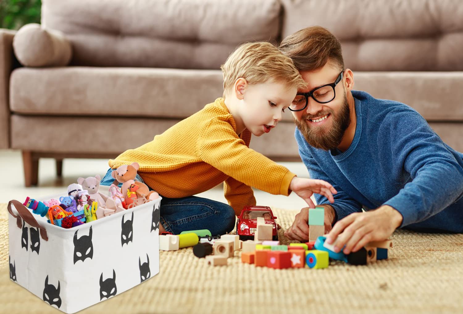 Snapklik.com : HIYAGON Batman Basket Kids Storage Basket Cute Basket ...