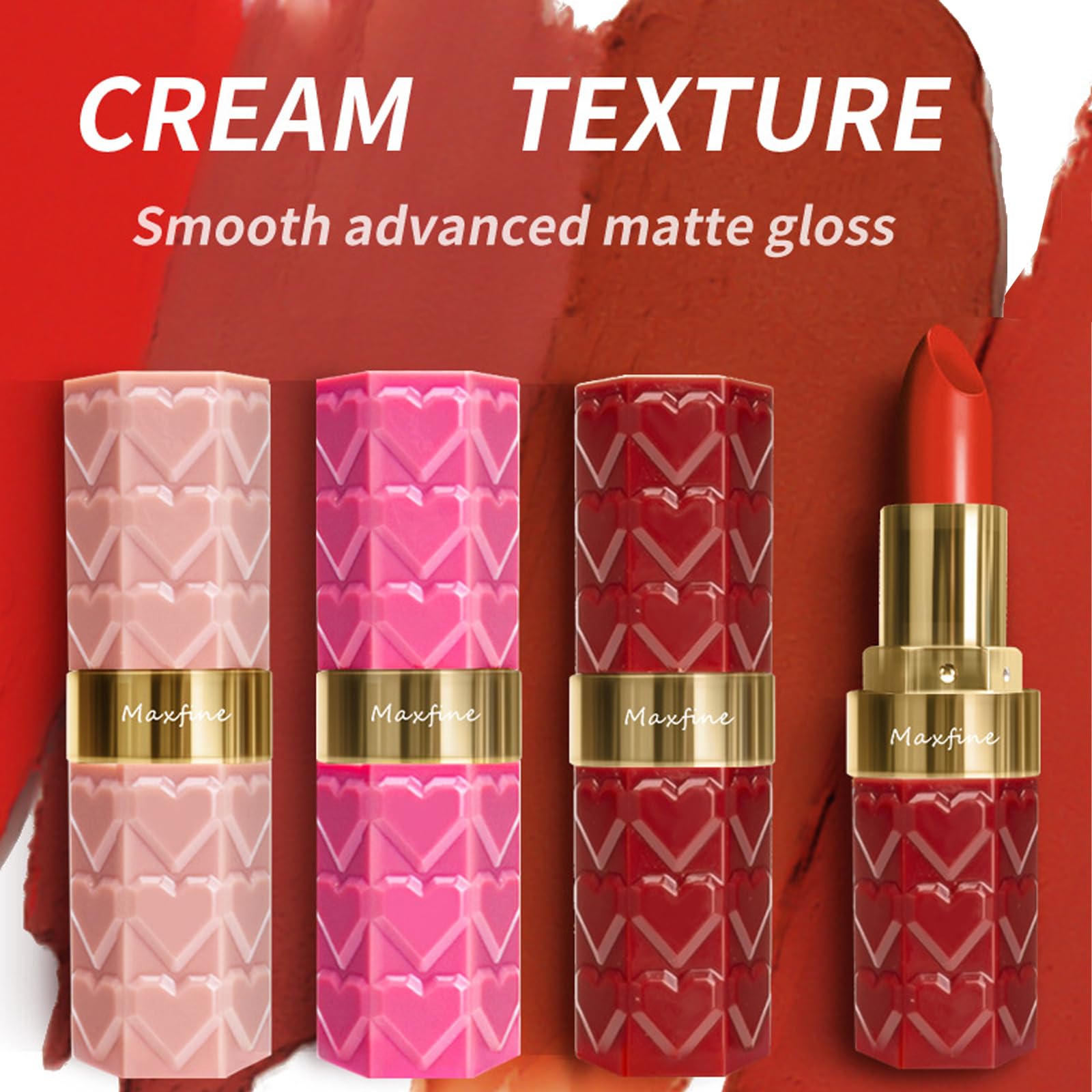 Red Lipstick Set, Lip Liner And Lipstick Set, Matte Lipstick-Highly ...