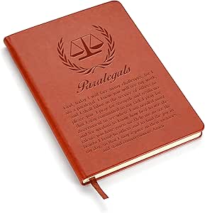 Amazon.com : LBWCER Paralegal Because Leather Journal Notebook ...