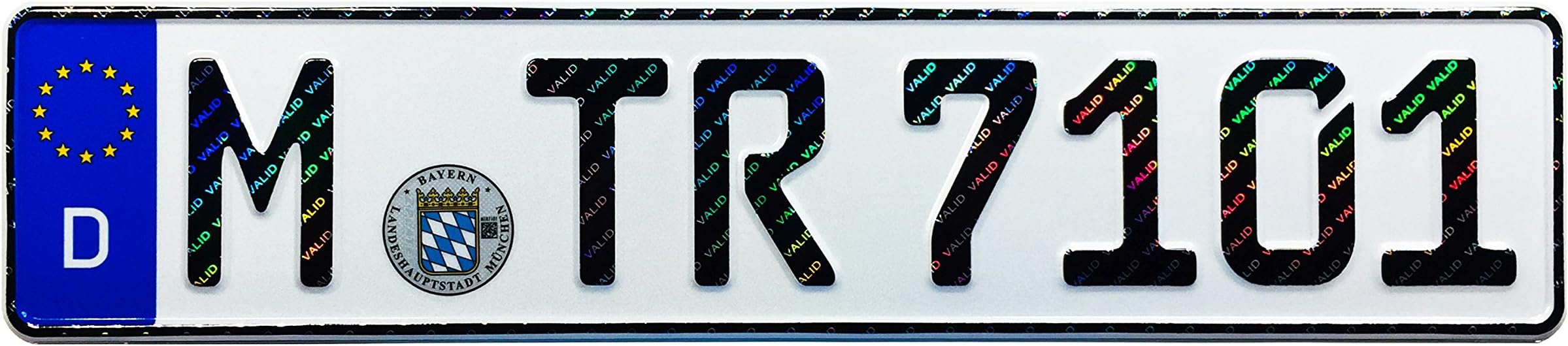 Amazon.com: Z Plates Compatible with BMW Munich Front German License ...