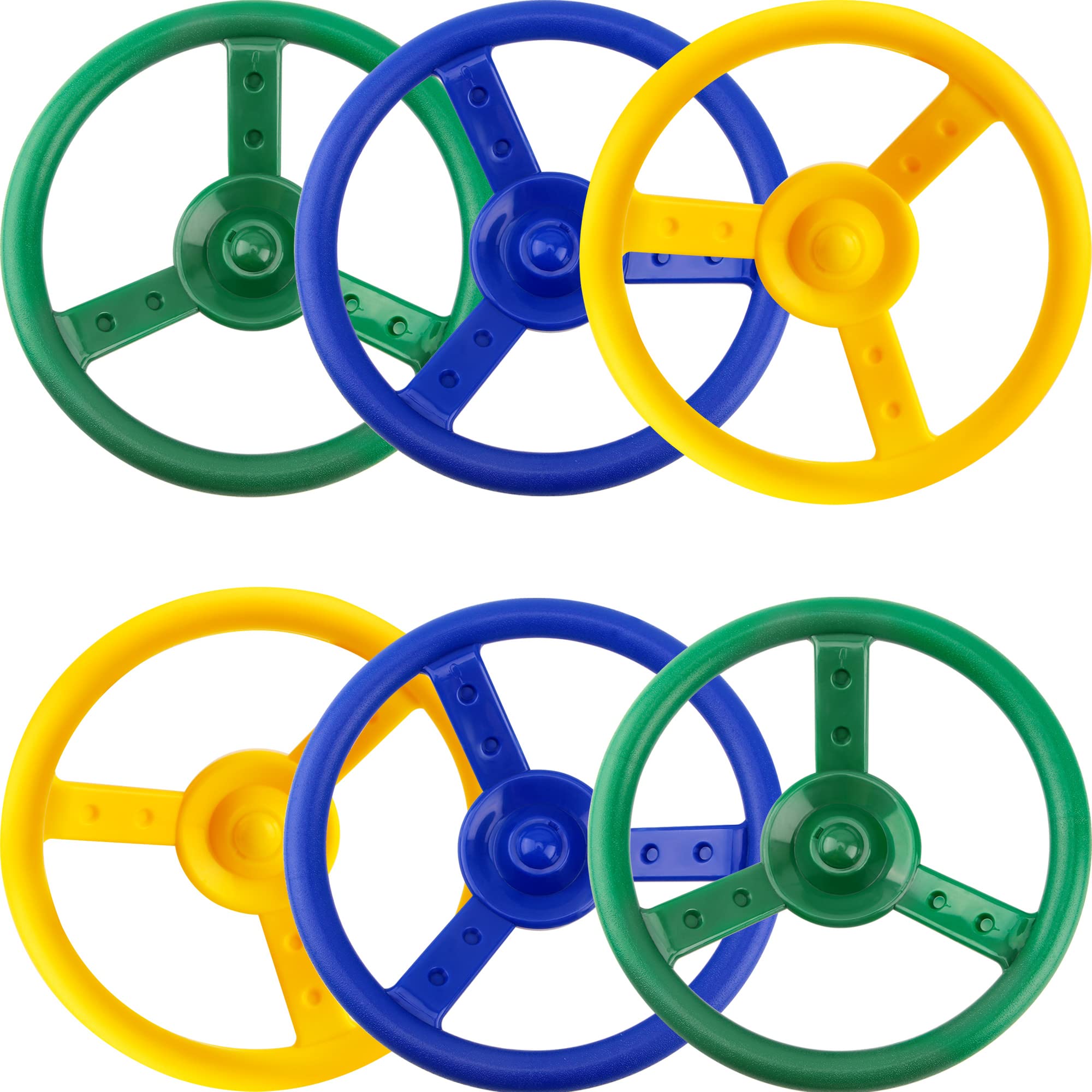 Amazon.com: 6 Pack Playground Steering Wheel Plastic Swingset Ship ...