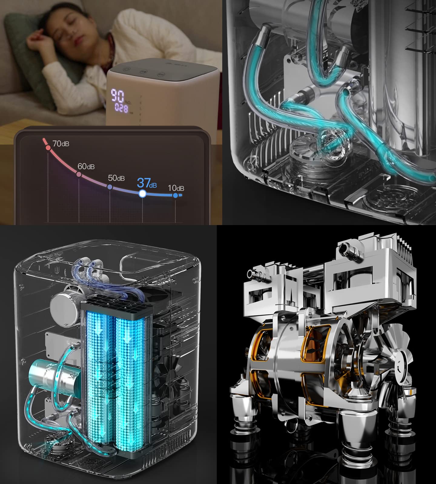 Buy ADZHY Portable Oxygen Concentrator, All-in-one Oxygen Atomization ...