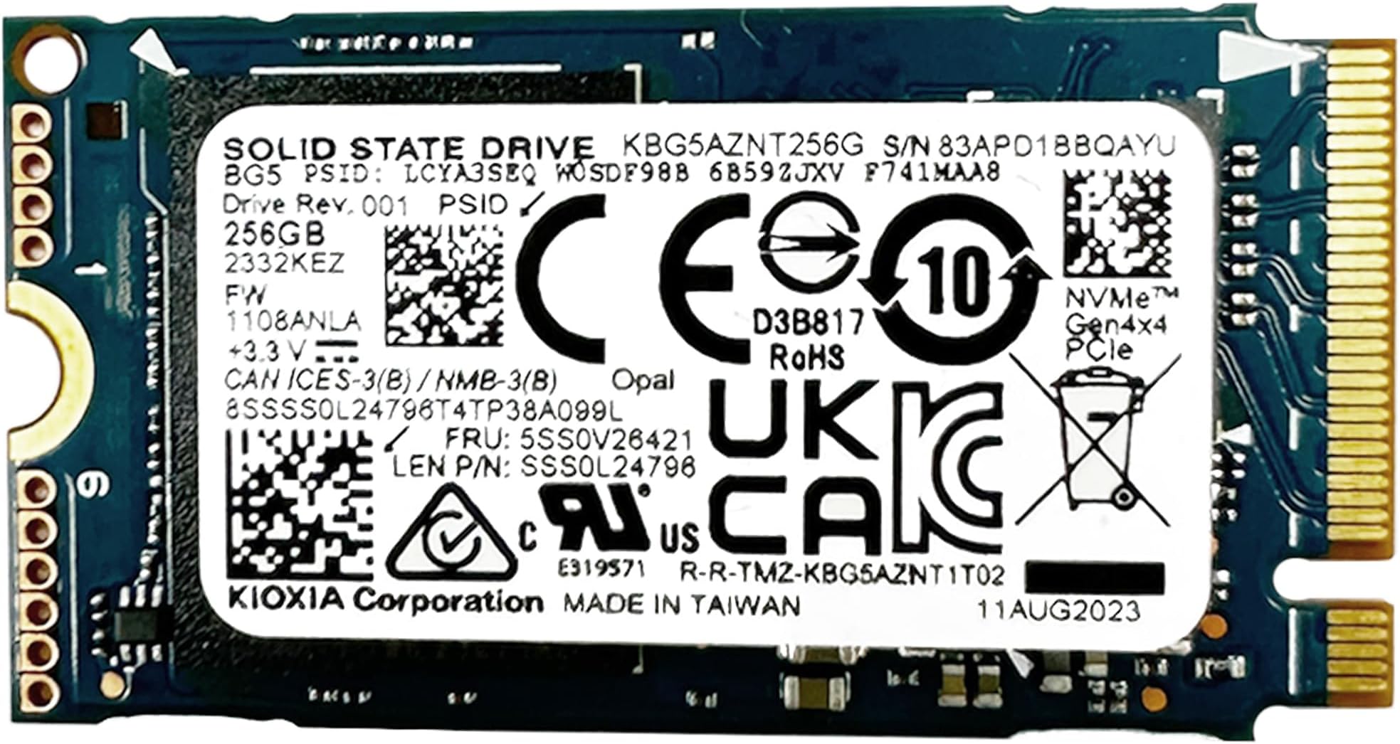 Amazon.com: OEM Union Memory 256GB M.2 PCI-e NVME SSD Internal Solid ...