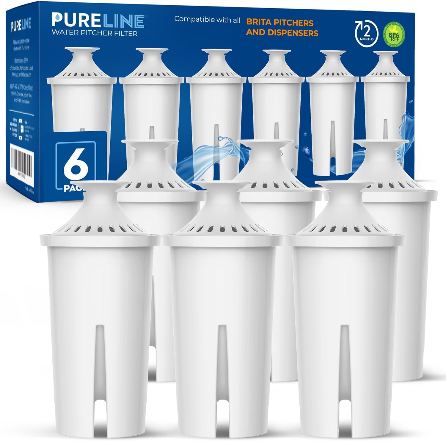 Amazon.com: Brita Longlast+ Water Filter, Longlast+ Replacement Filters ...