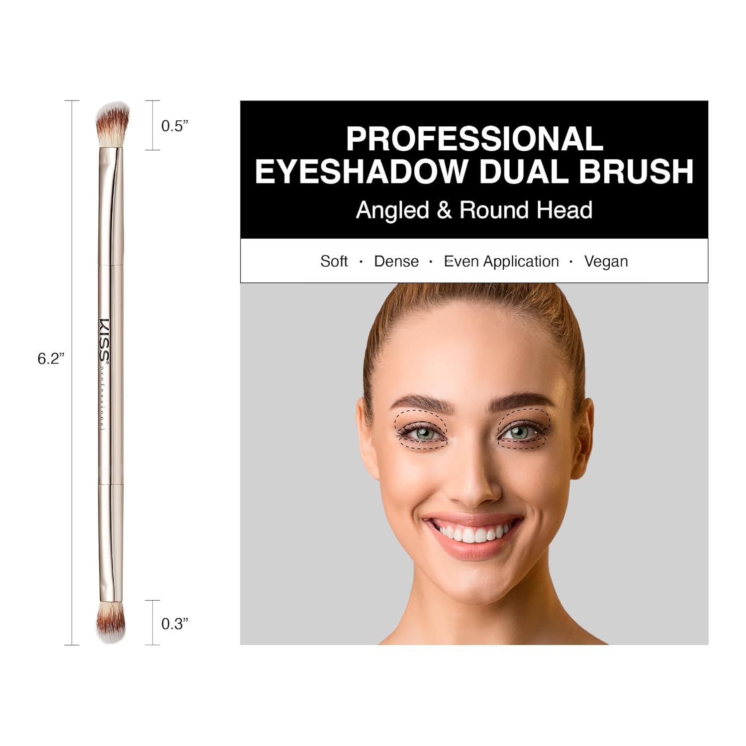 Professional Dual Ended Eyeshadow Brush, Angled & Philippines | Ubuy